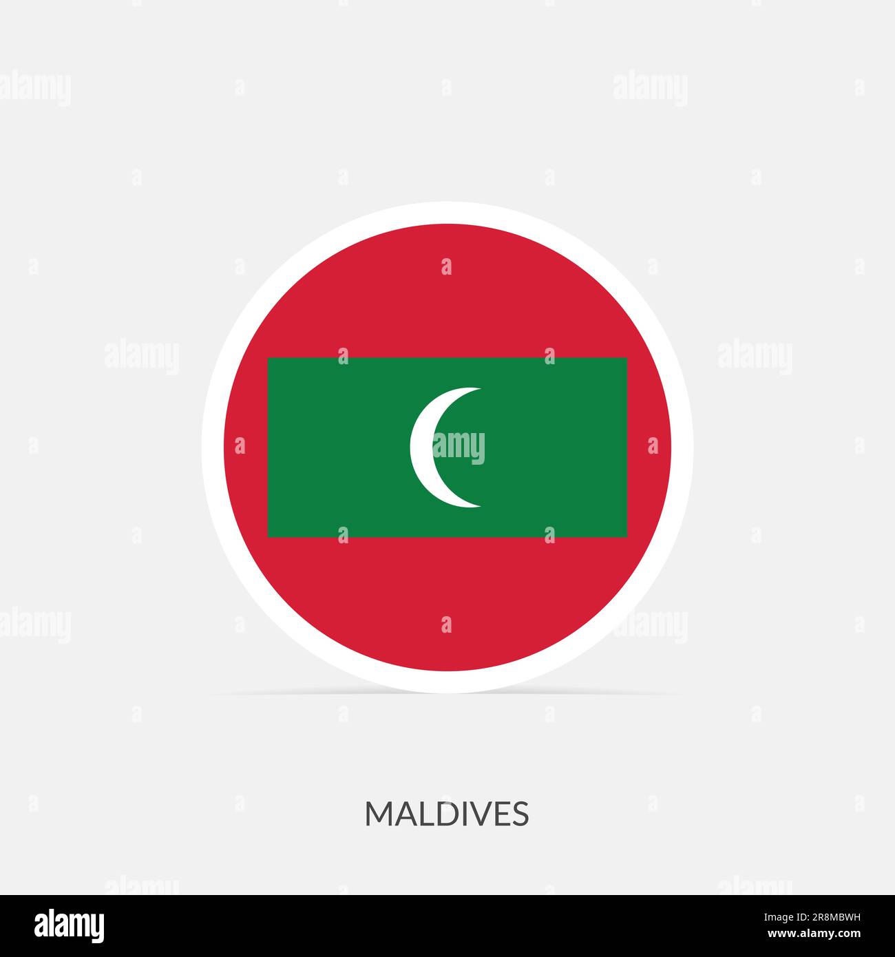Maldives flag map hi-res stock photography and images - Alamy