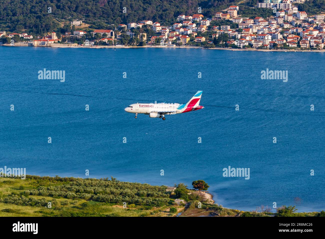 Split, Croatia - May 27, 2023: Eurowings Airbus A319 airplane at Split ...