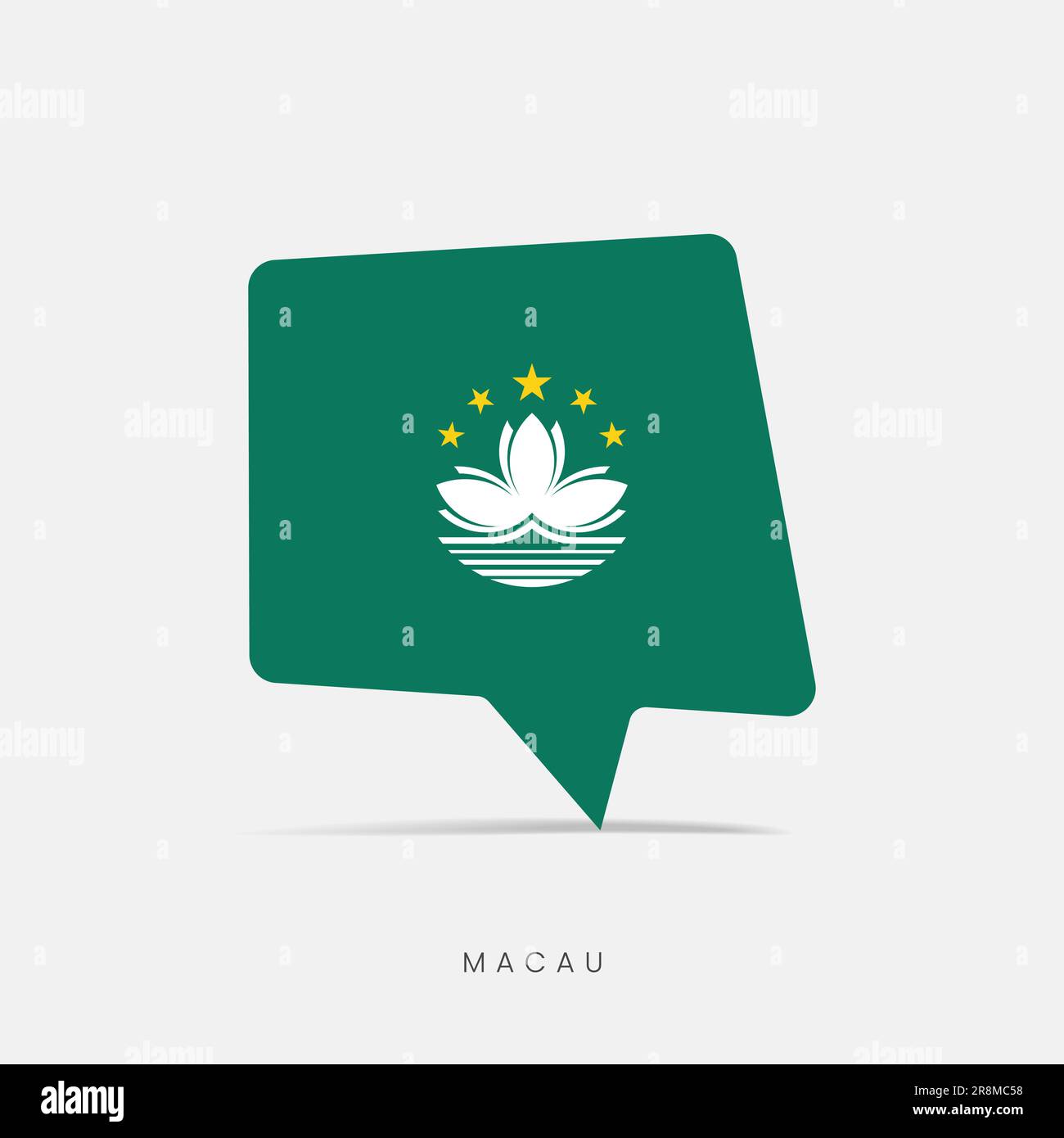 Macau flag map hi-res stock photography and images - Alamy