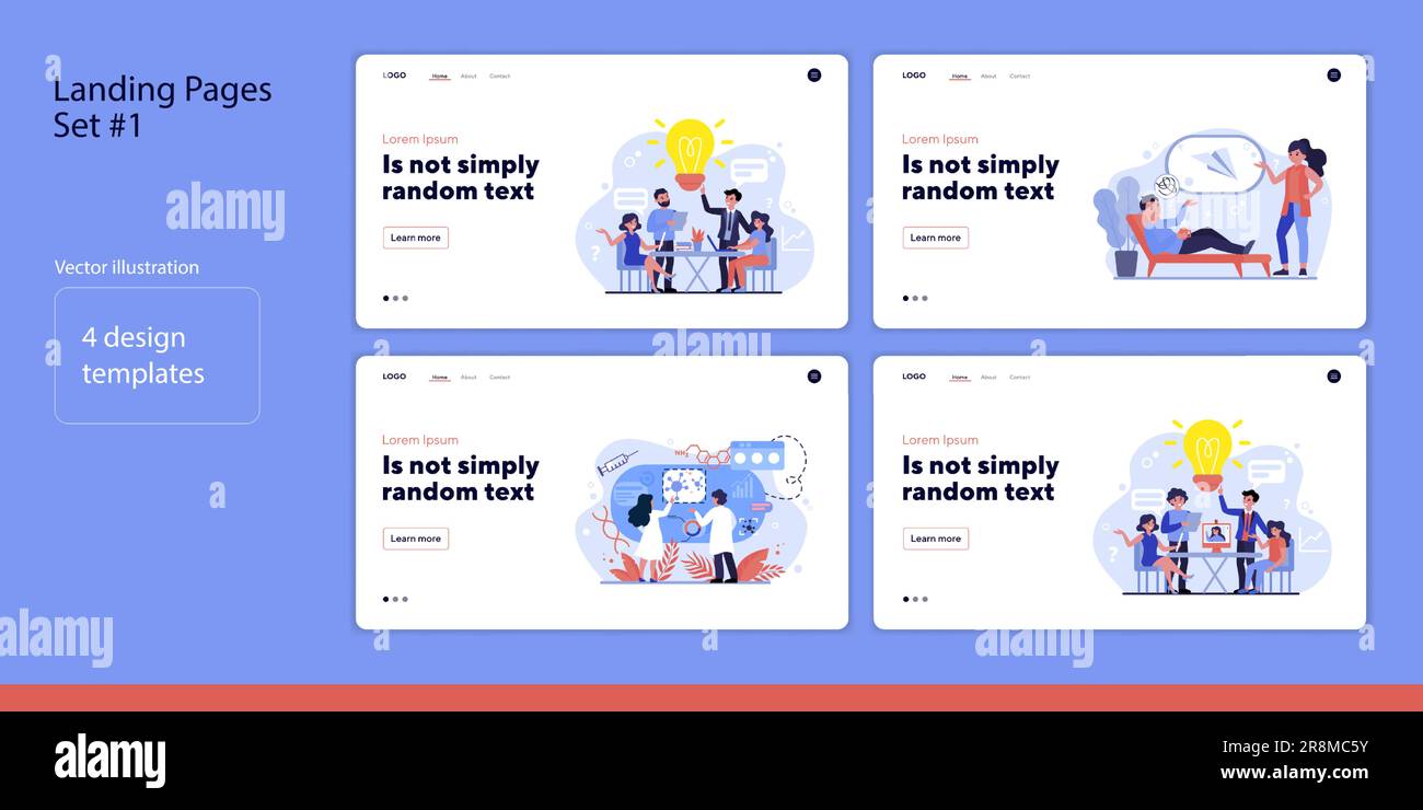 Research conference group discussion Stock Vector Images - Alamy