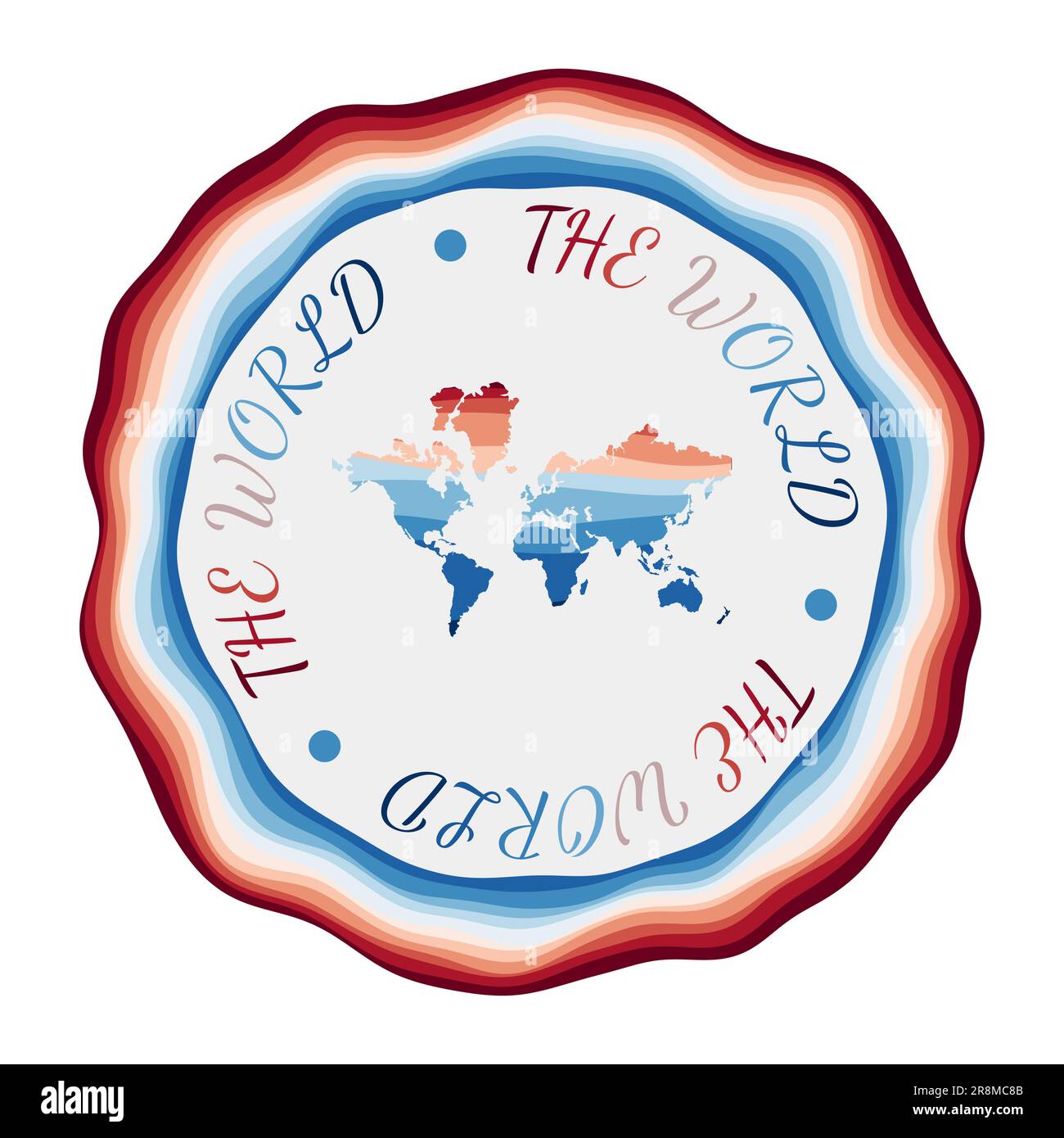 Globe logo blue world map Stock Vector Images - Alamy