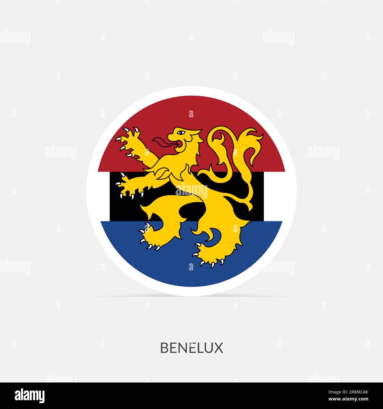 Benelux map Stock Vector Images - Alamy