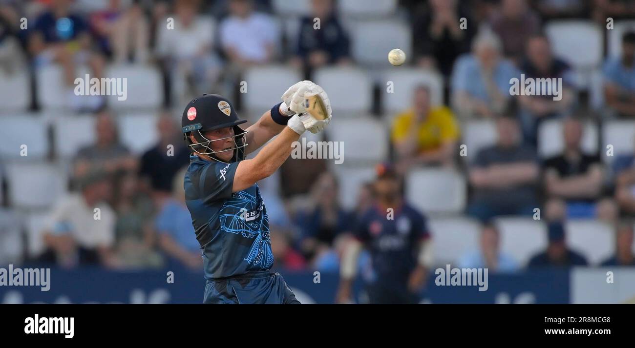Northampton 21-June 2023 : Harry Came of Derbyshire Falcons during the ...