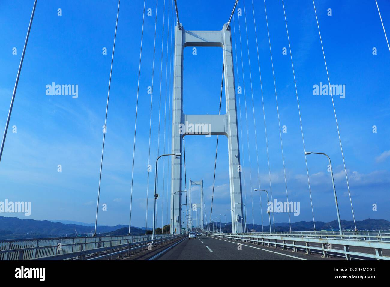 Kurushima Kaikyo Bridge and Shimanami Kaido Stock Photo - Alamy