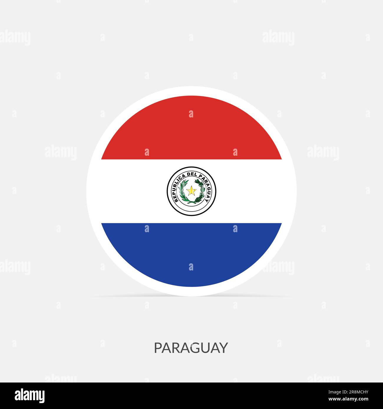Paraguay flag map Stock Vector Images - Alamy