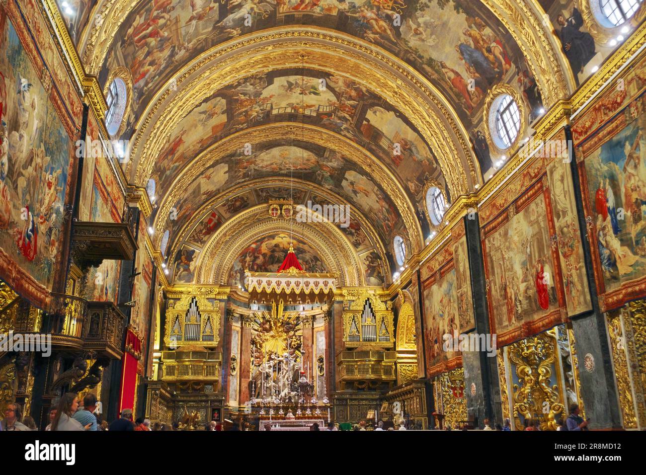 interior of St. John’s Co-Cathedral in Valletta, Malta Stock Photo - Alamy