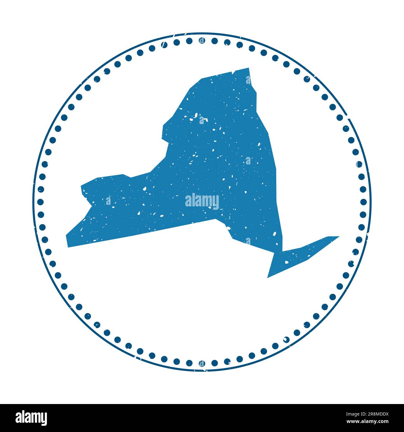 New York sticker. Travel rubber stamp with map of US state, vector ...