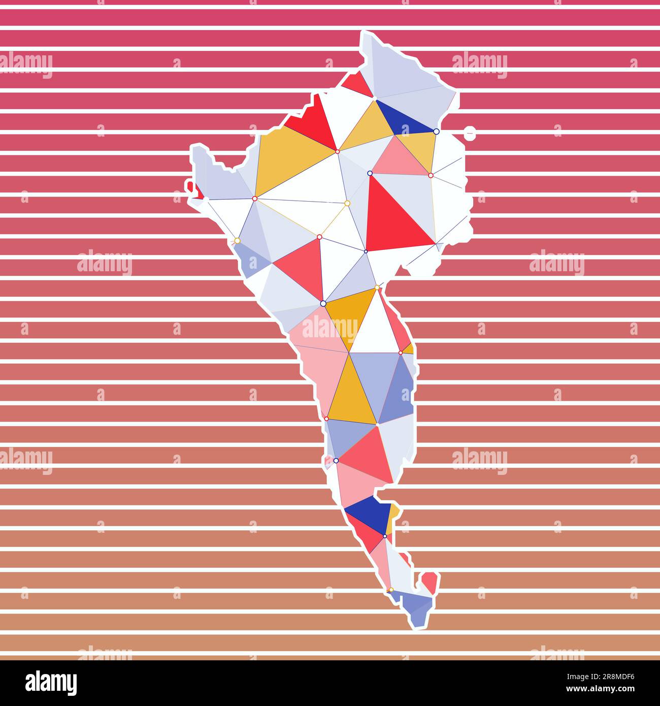 Coron Island vector illustration. Coron Island design on gradient ...