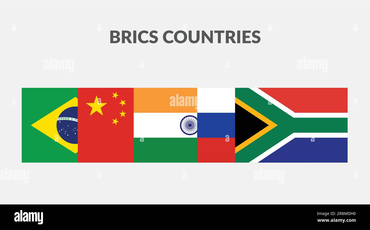 Brics countries map hi-res stock photography and images - Alamy