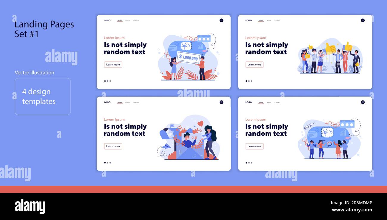 Set of people holding like, ticket or letter Stock Vector Image & Art ...