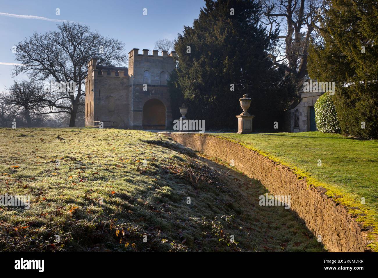 Rousham House, church and Gardens, Oxfordshire,England Stock Photo - Alamy
