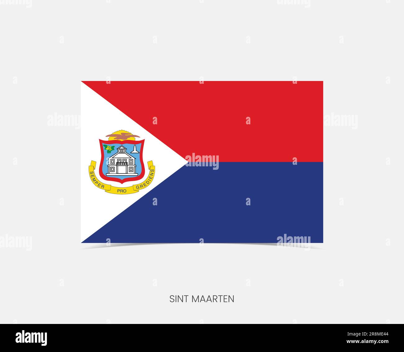 Sint maarten flag hi-res stock photography and images - Alamy
