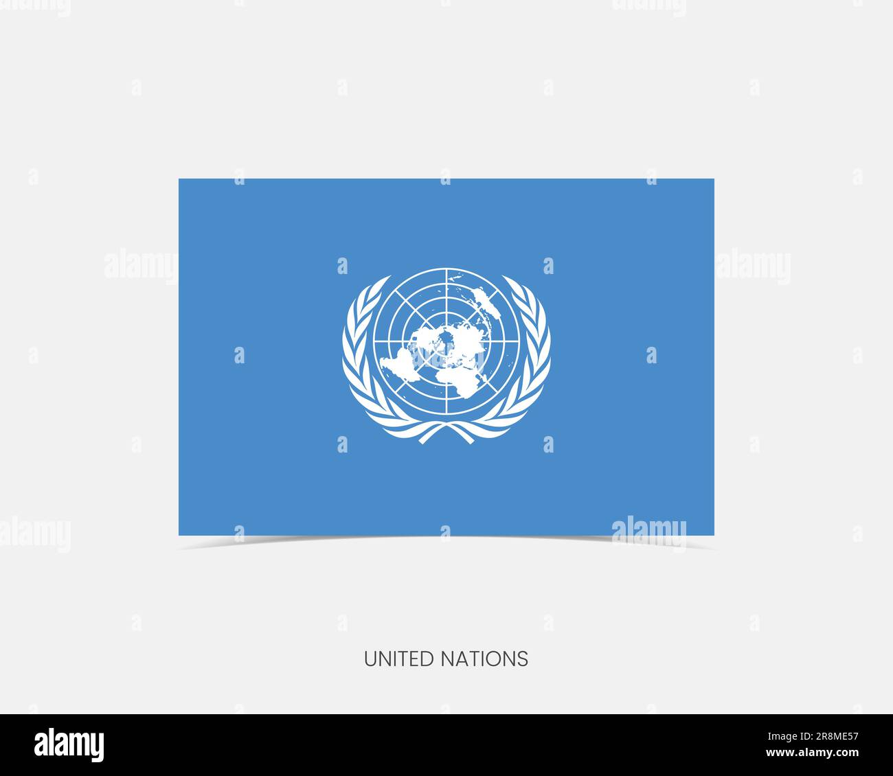 United nations flag Stock Vector Images - Alamy