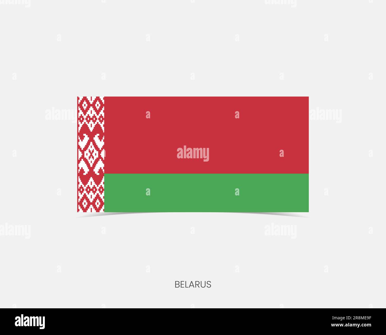 Republic belarus flag icon Stock Vector Images - Alamy
