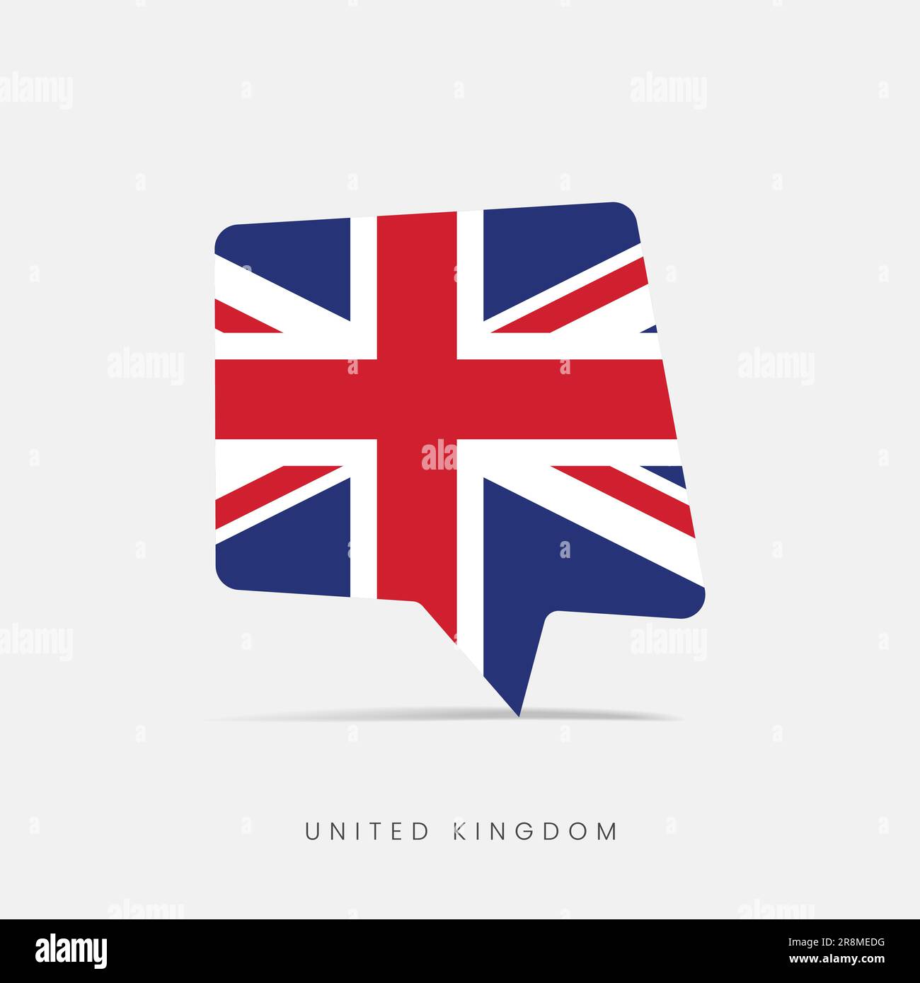 United Kingdom flag bubble chat icon Stock Vector Image & Art - Alamy