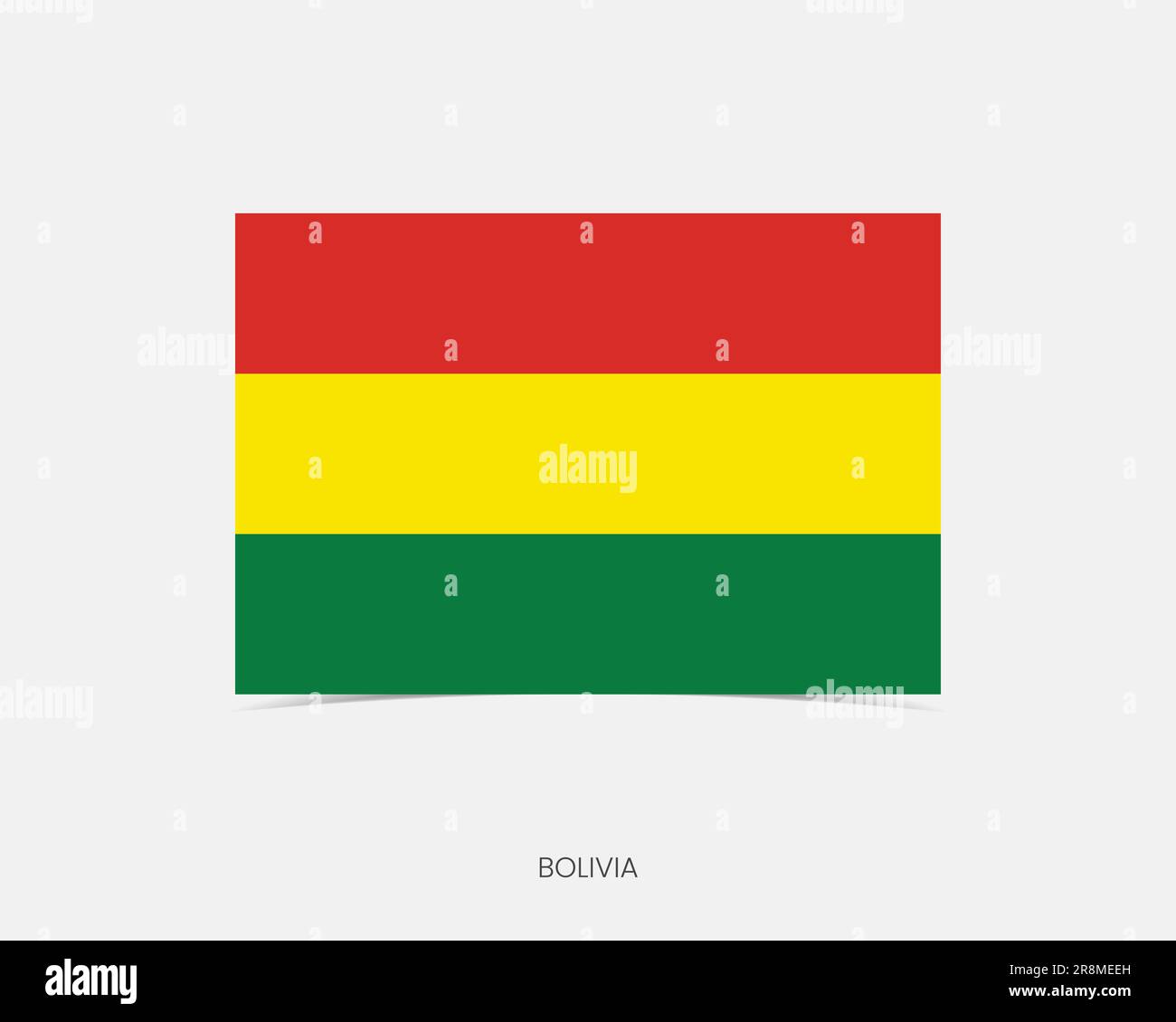 Red yellow green flag bolivia Stock Vector Images - Alamy