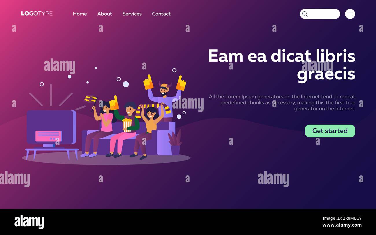 Tv football home Stock Vector Images - Alamy