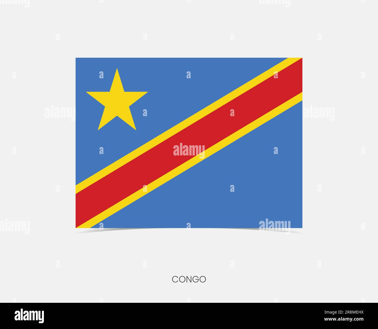 Democratic republic congo africa map Stock Vector Images - Alamy