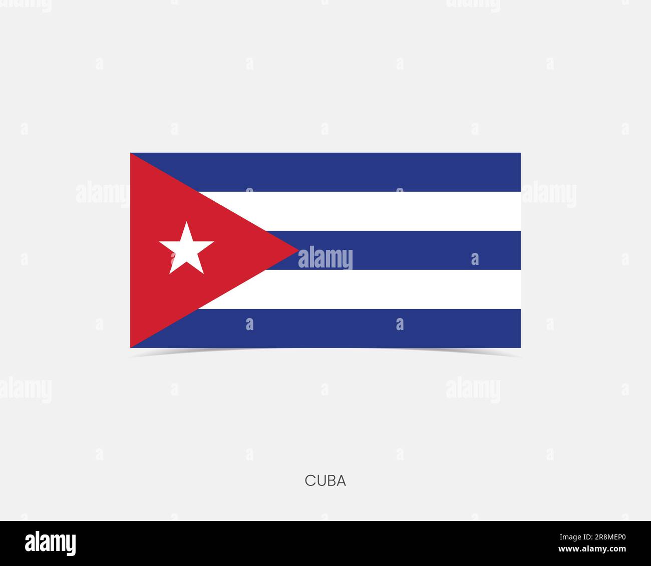 Flag cuba cuban button icon hi-res stock photography and images - Alamy
