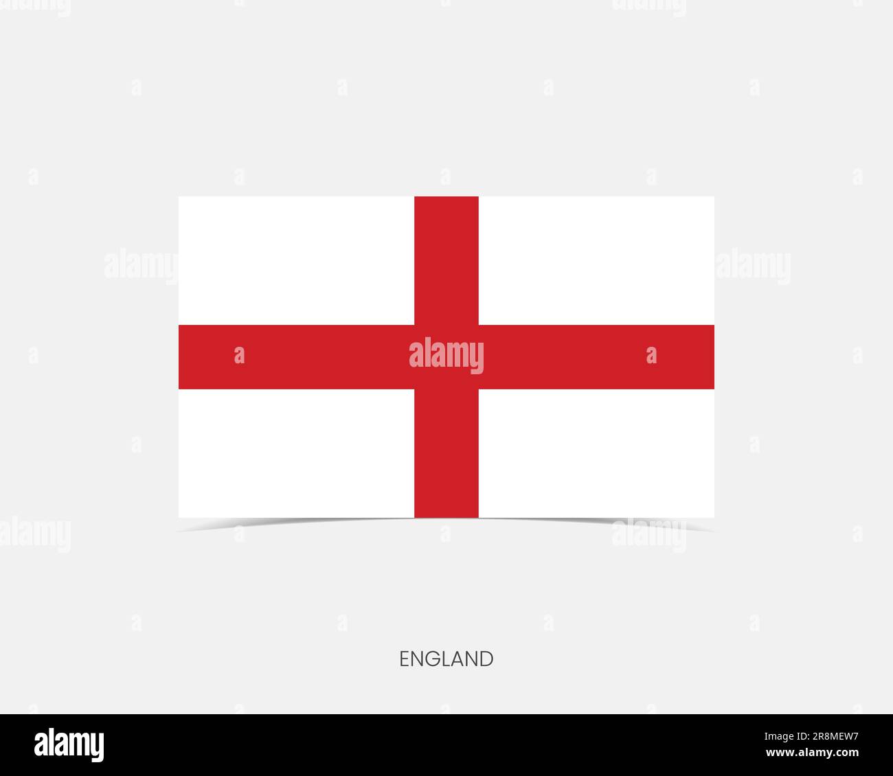 England flag on country map Stock Vector Images - Alamy