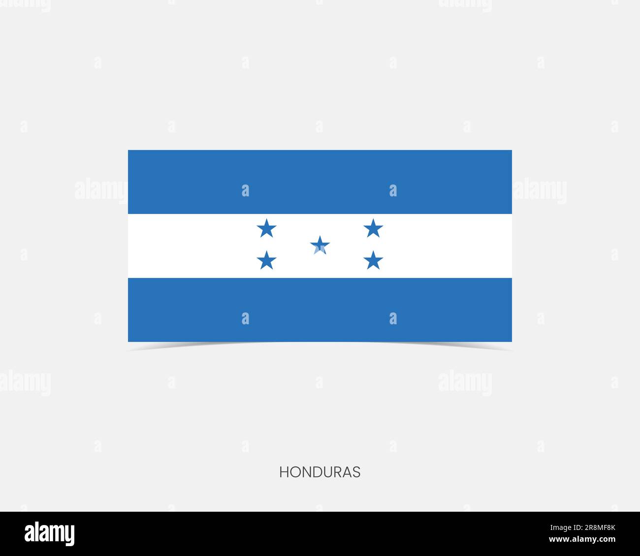 Honduras central america map flag hi-res stock photography and images ...