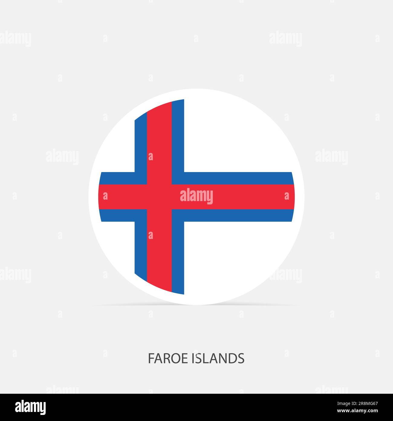 Faroe islands flag vector vectors hi-res stock photography and images - Alamy