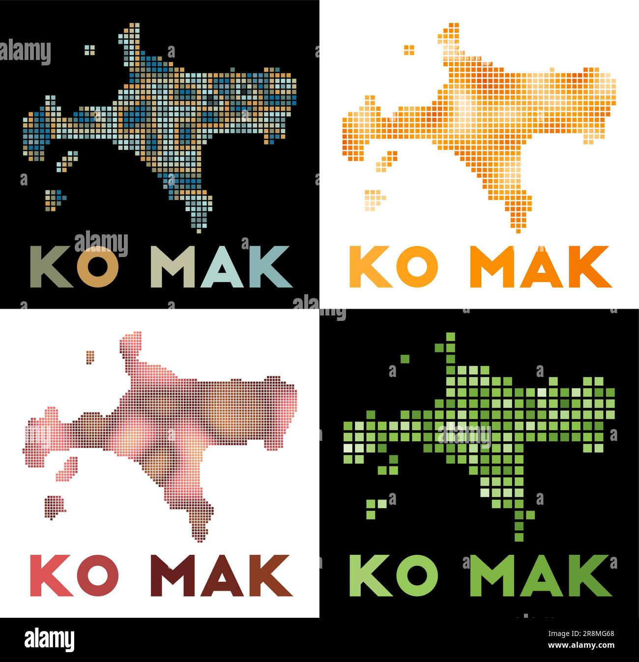 Ko mak map hi-res stock photography and images - Alamy
