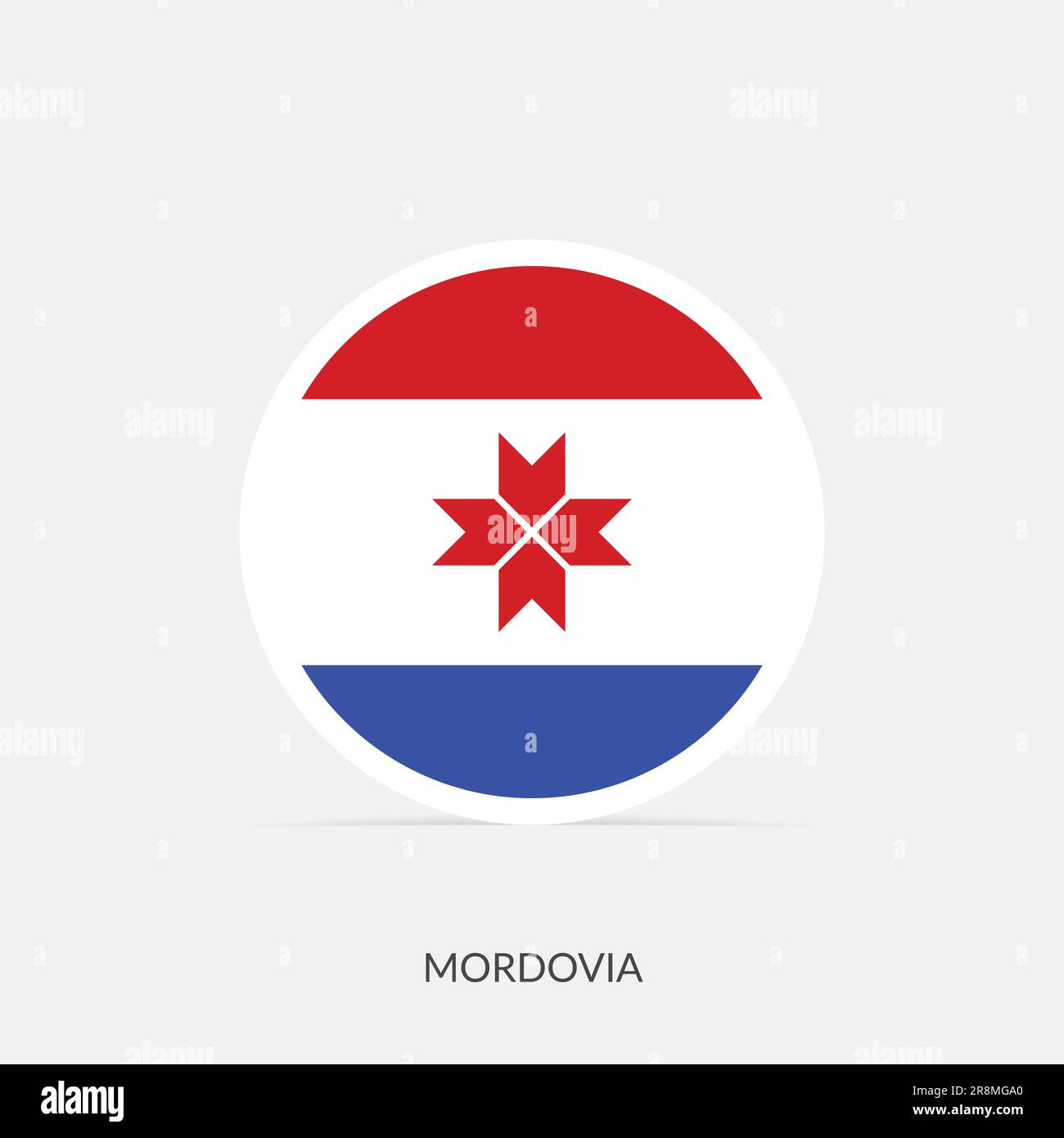 Flag of the republic of mordovia hi-res stock photography and images ...
