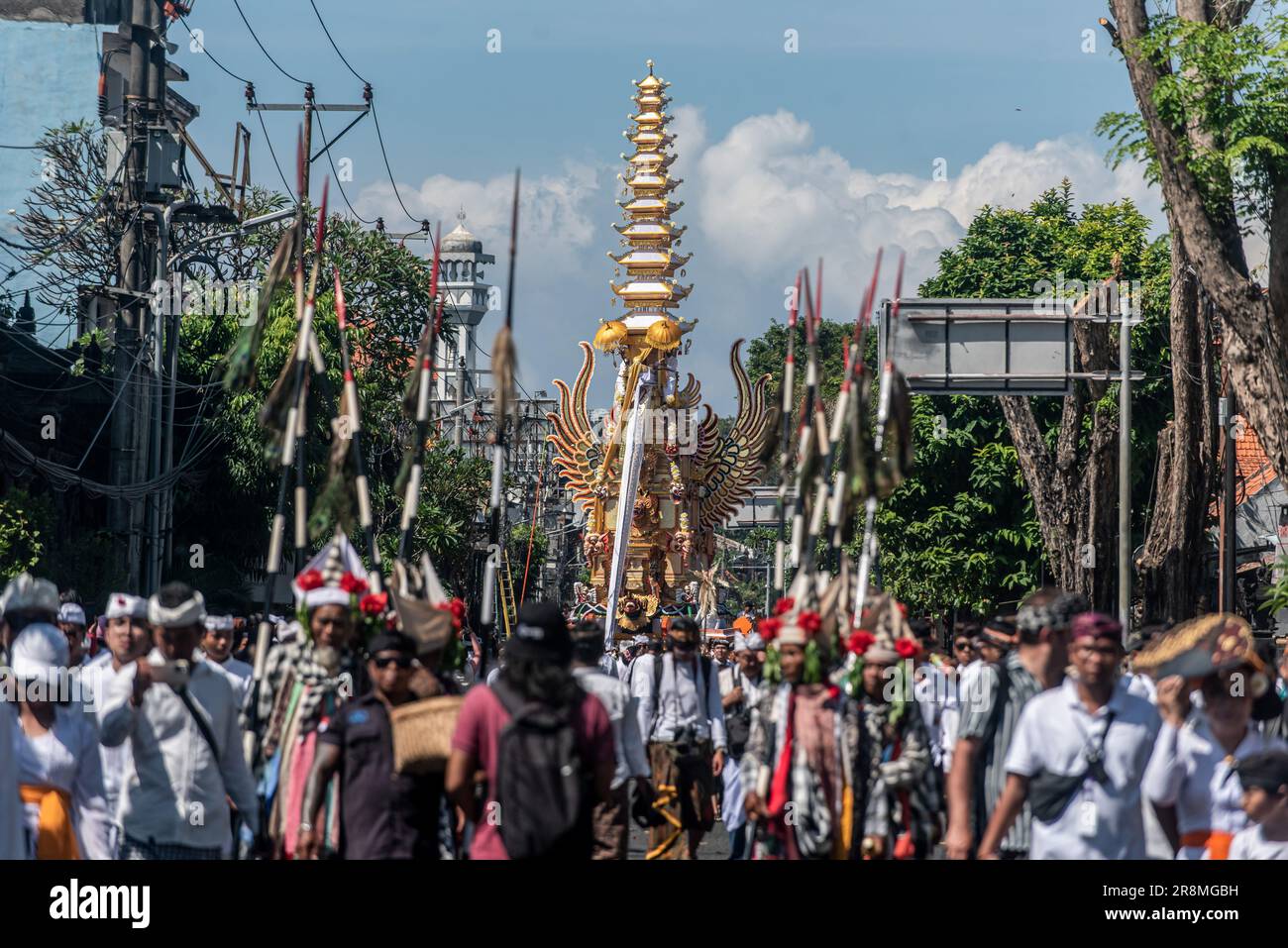 Denpasar, Indonesia. 22nd June, 2023. People march to accompany the ...