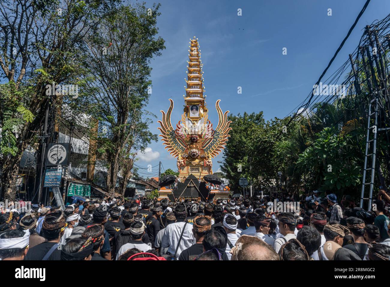 Denpasar, Indonesia. 21st June, 2023. People march to accompany the ...