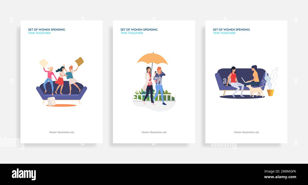 Women time out Stock Vector Images - Alamy