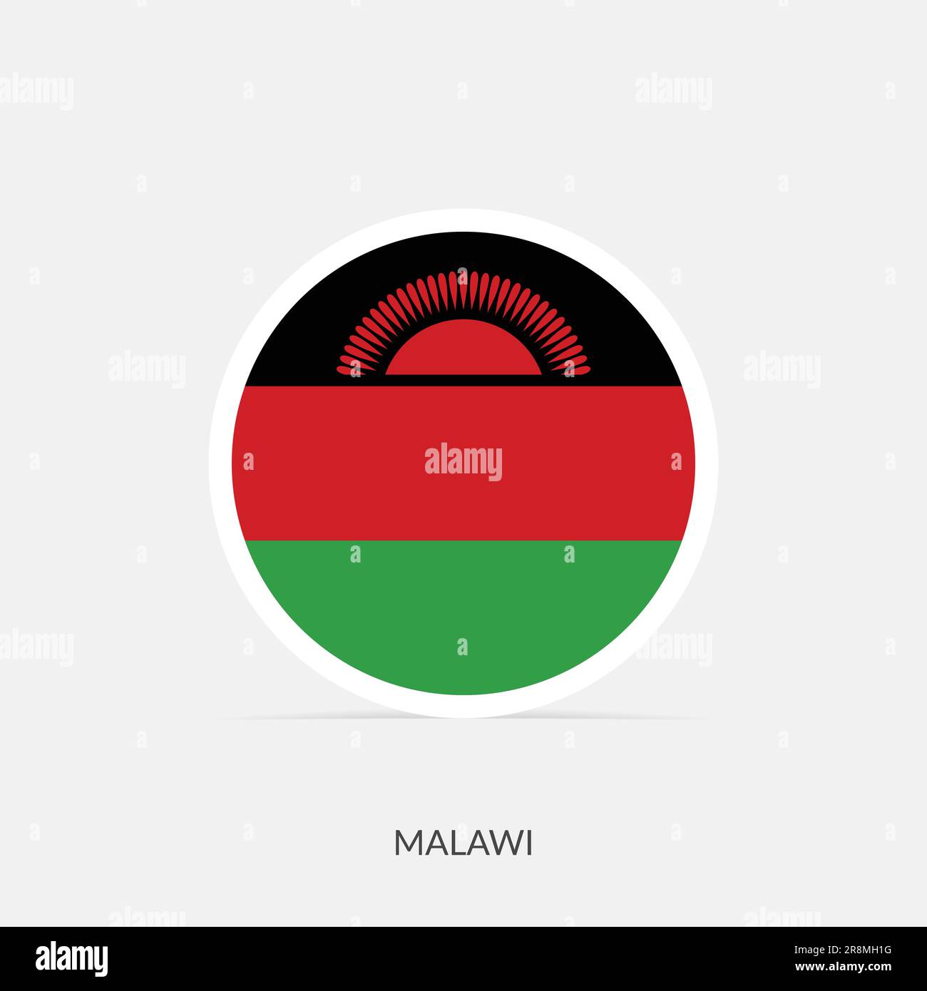 Malawi national map Stock Vector Images - Alamy