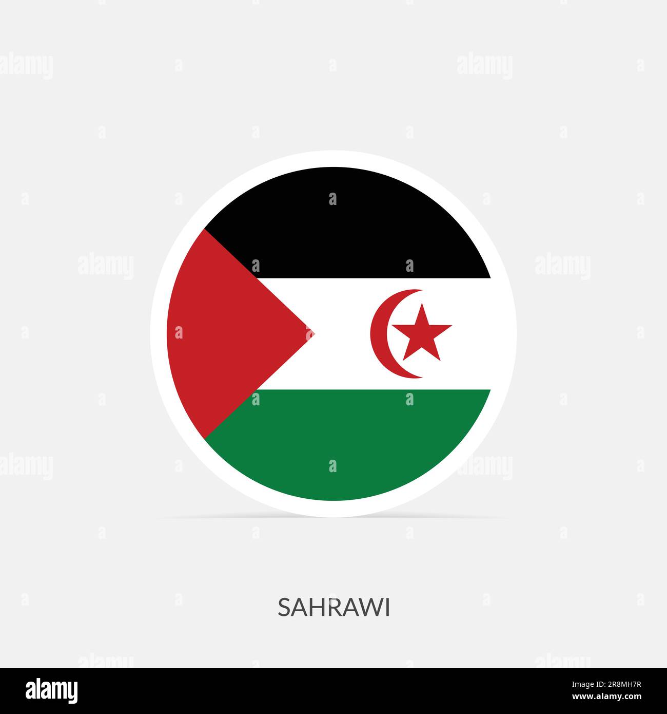 Sahrawi arab democratic republic icon hi-res stock photography and ...