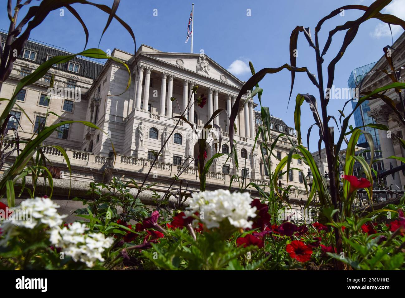 London, England, UK. 22nd June, 2023. Exterior view of the Bank of ...
