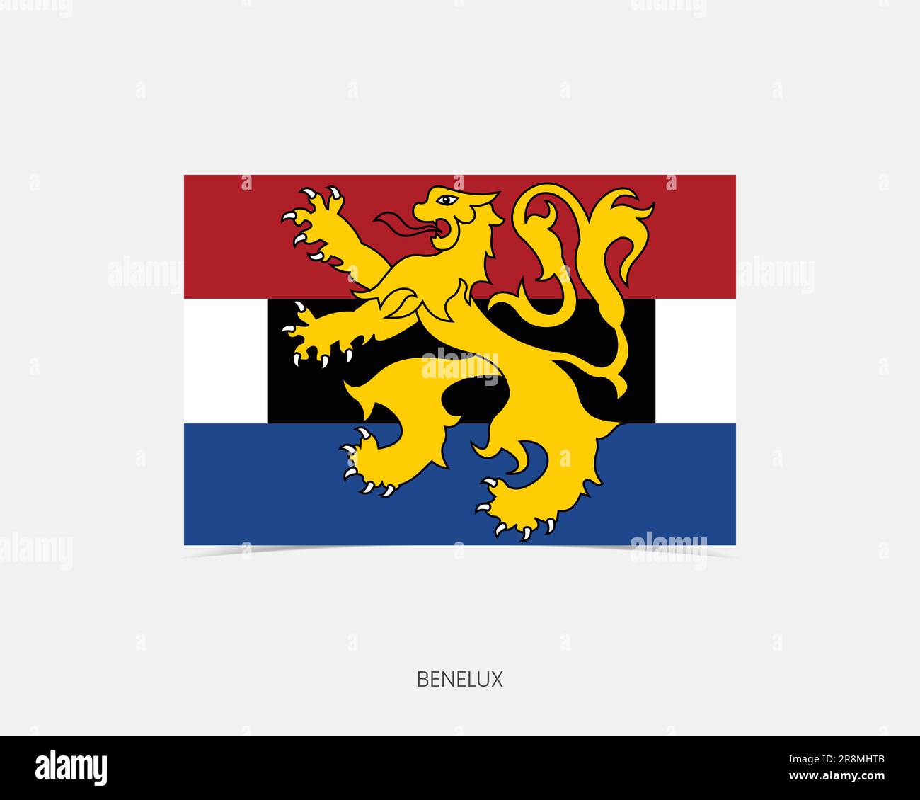 Benelux map Stock Vector Images - Alamy