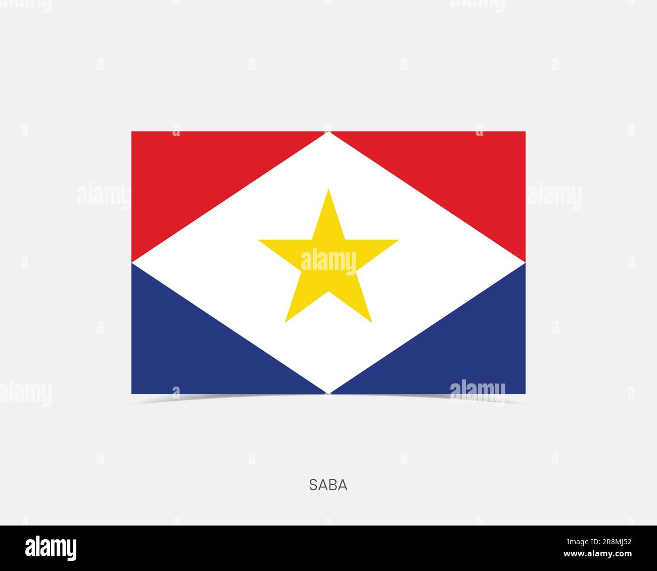 Saba island map hi-res stock photography and images - Alamy