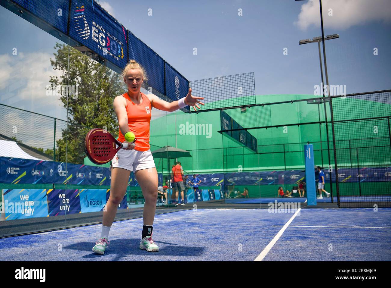 KRAKOW, POLAND - JUNE 22: Janine Hemmes of the Netherlands competing on ...