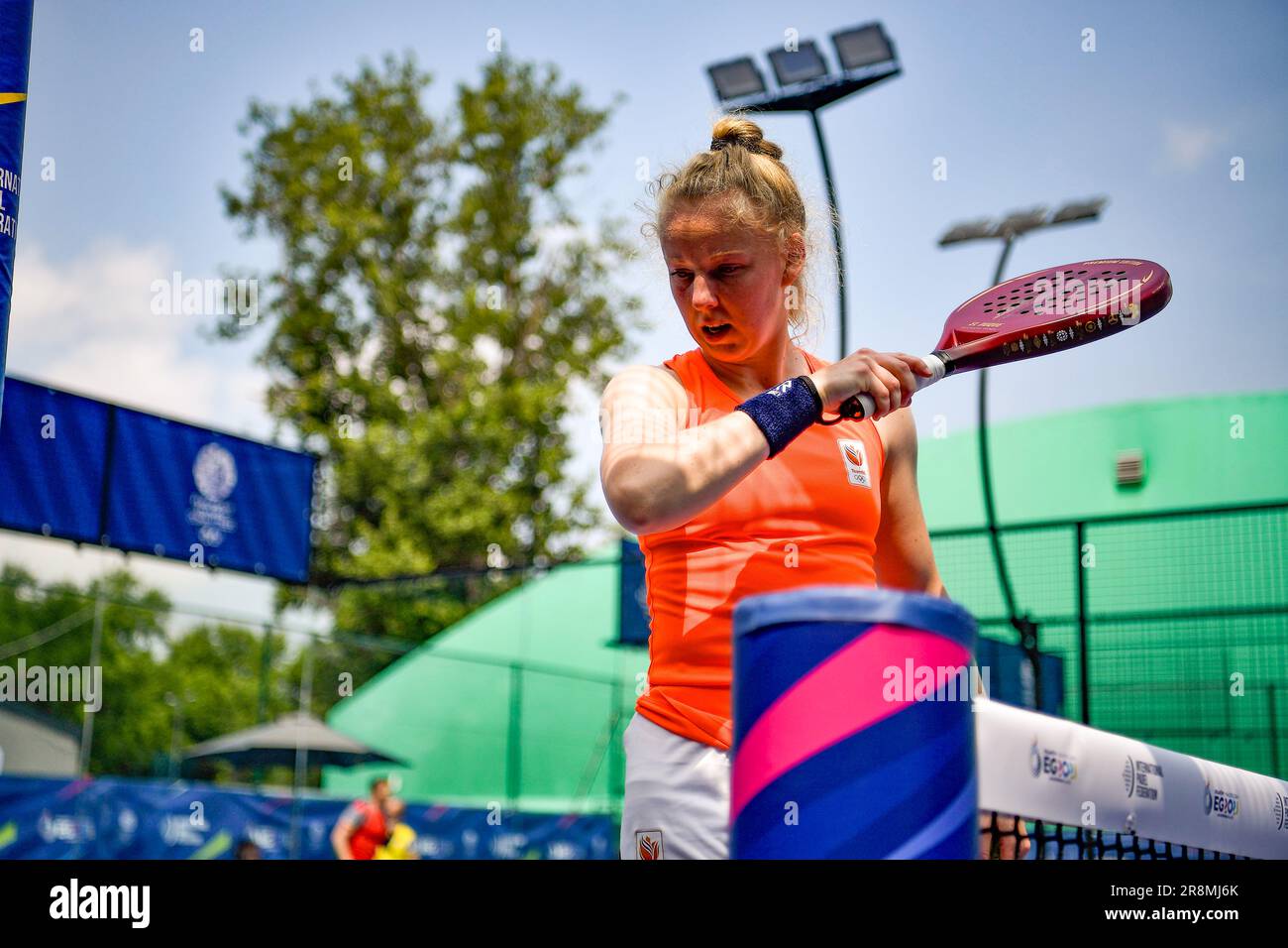 KRAKOW, POLAND - JUNE 22: Janine Hemmes of the Netherlands competing on ...