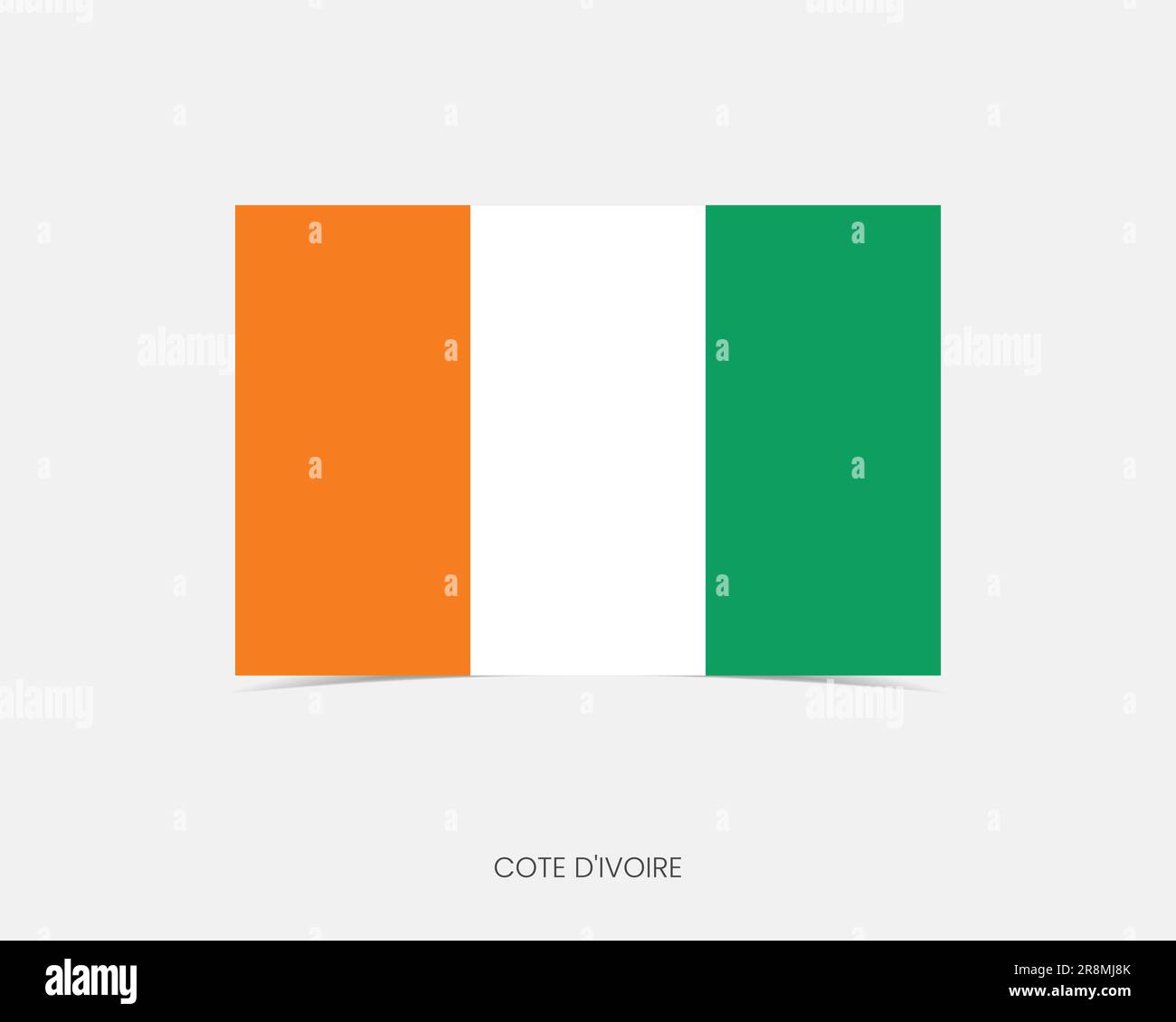 Map and flag of cote divoire hi-res stock photography and images - Alamy