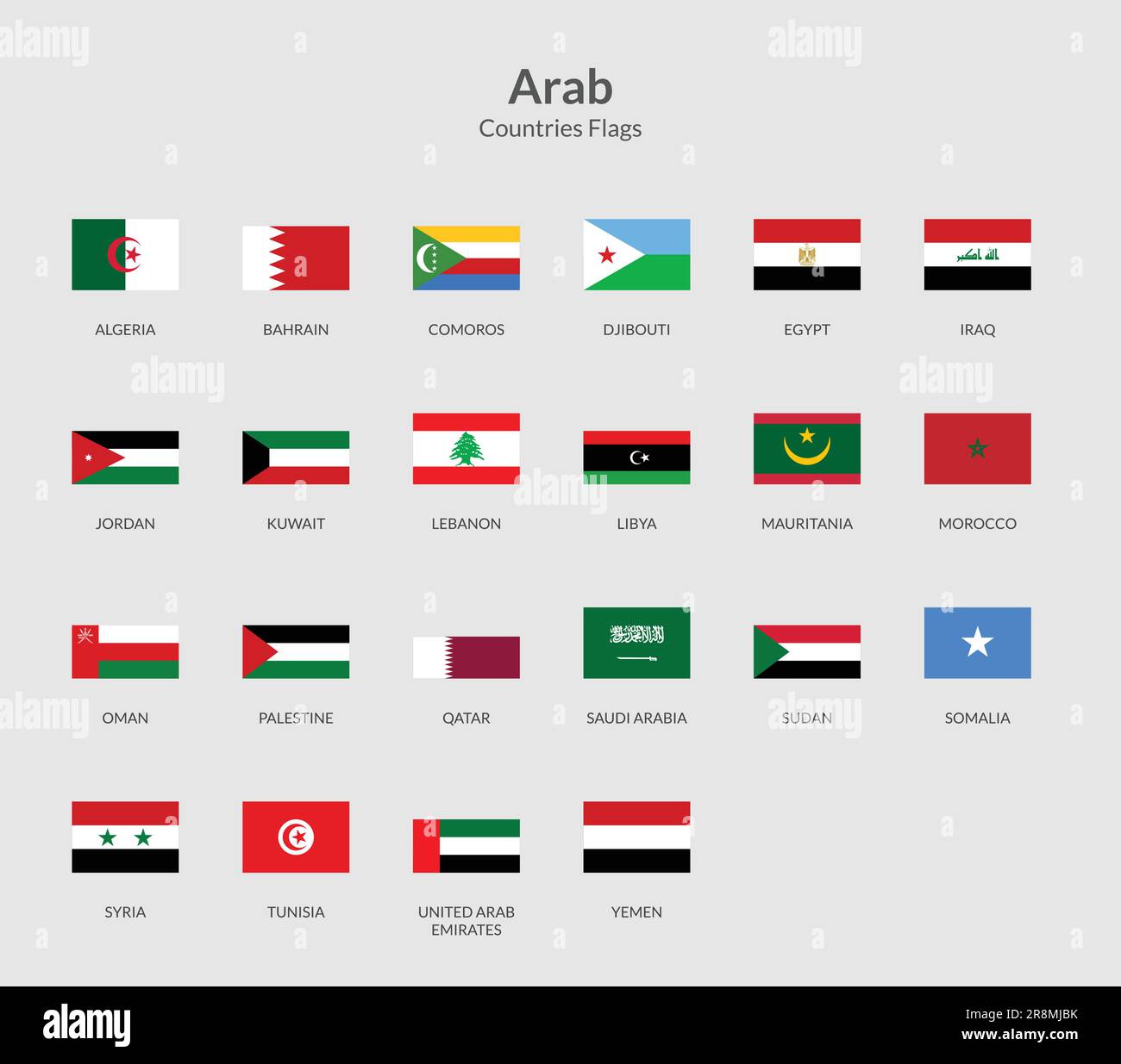Arab Nations Flags