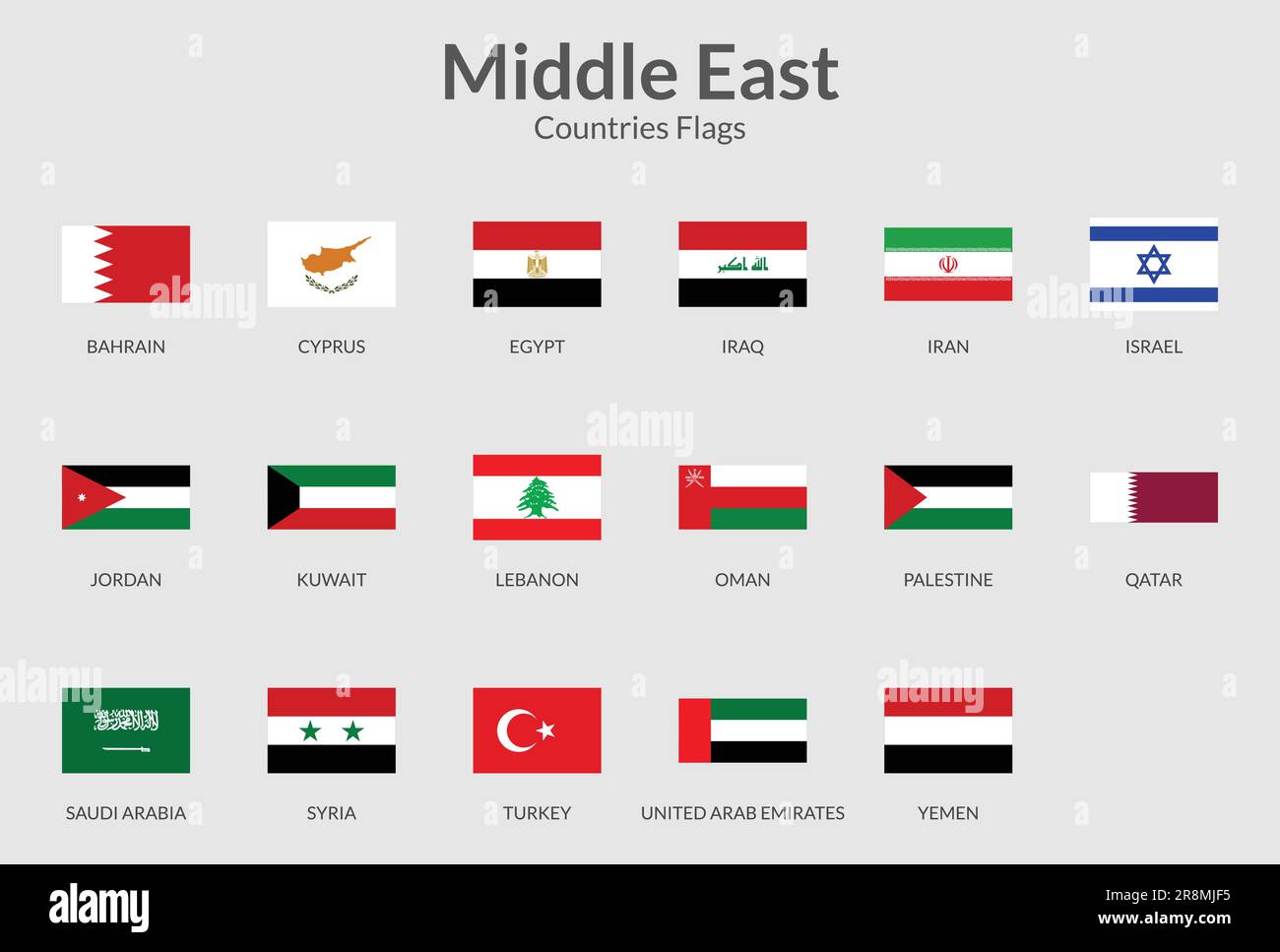Palestine map middle east Stock Vector Images - Alamy