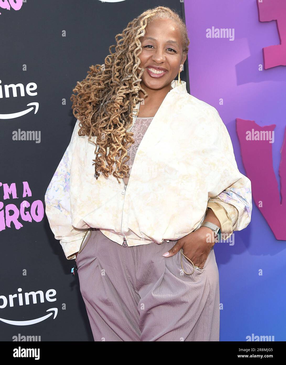 Deirdra Govan arrives at the Prime Video's I'M A VIRGO Los Angeles ...