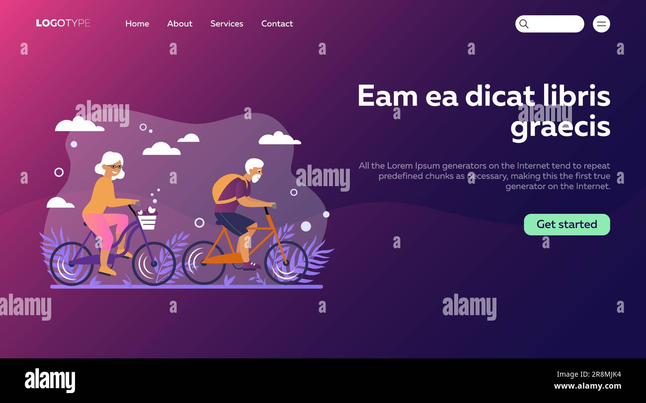 Couple on bicycle in Stock Vector Images - Alamy