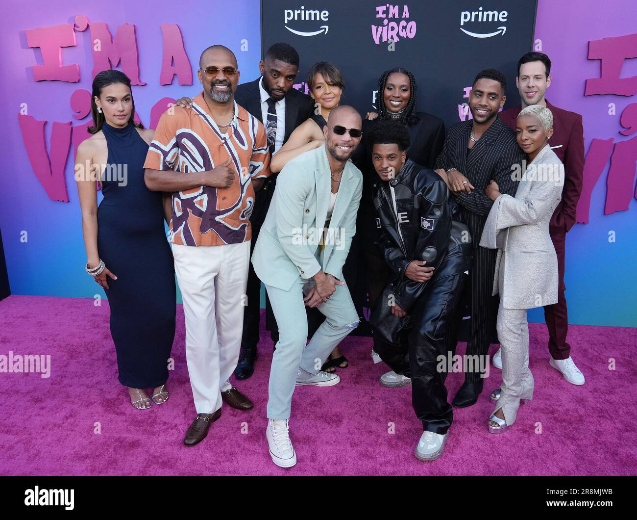 Los Angeles, USA. 21st June, 2023. (L-R) I'M A VIRGO Cast - Britni Camacho, Mike Epps, Britni ...