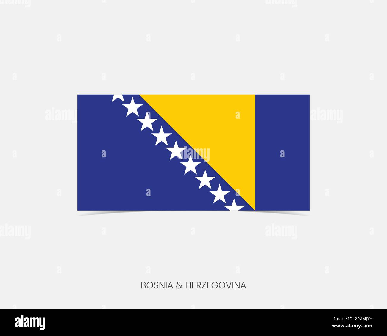 Sarajevo flag vector hi-res stock photography and images - Alamy