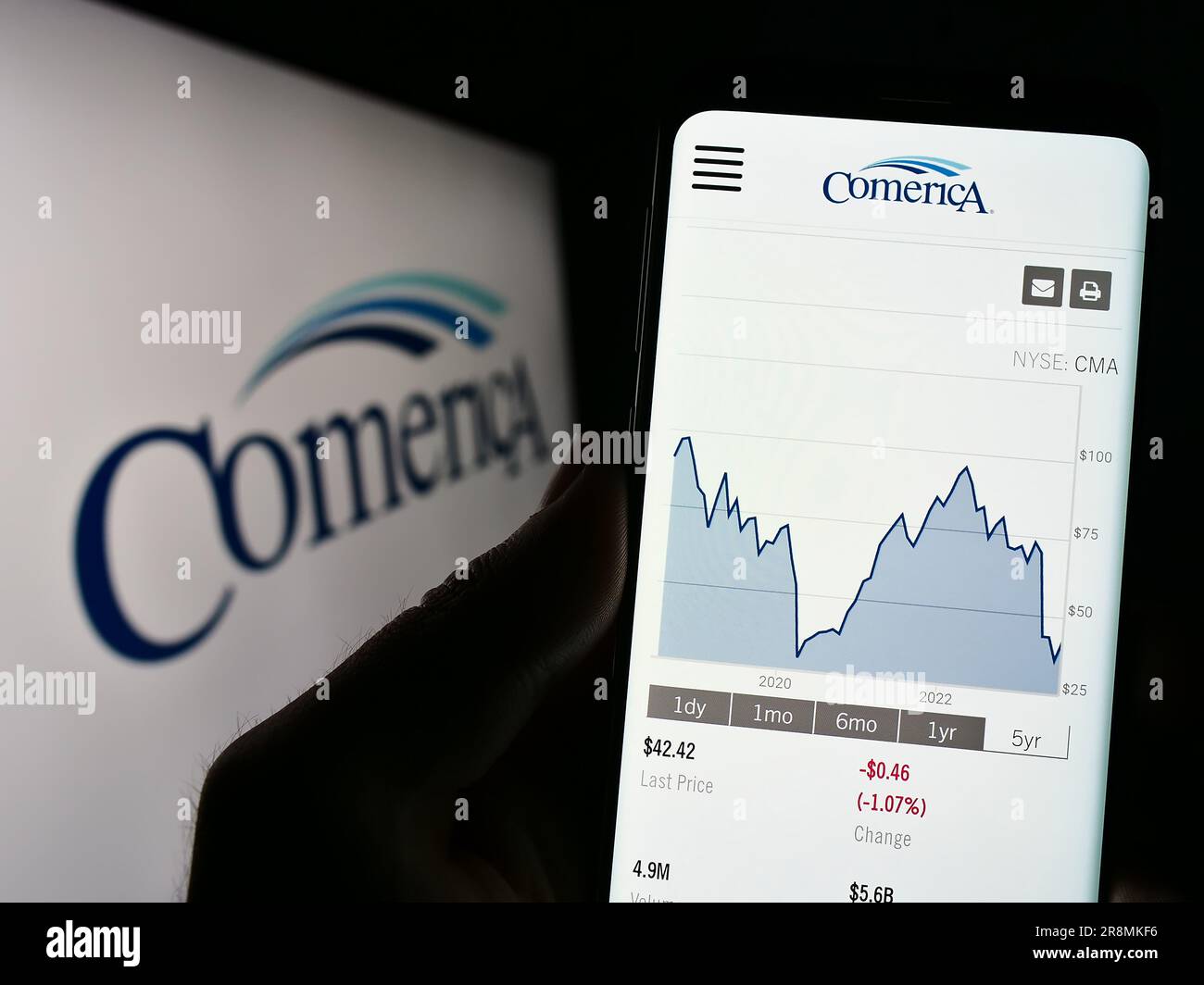 Comerica logo hi-res stock photography and images - Alamy