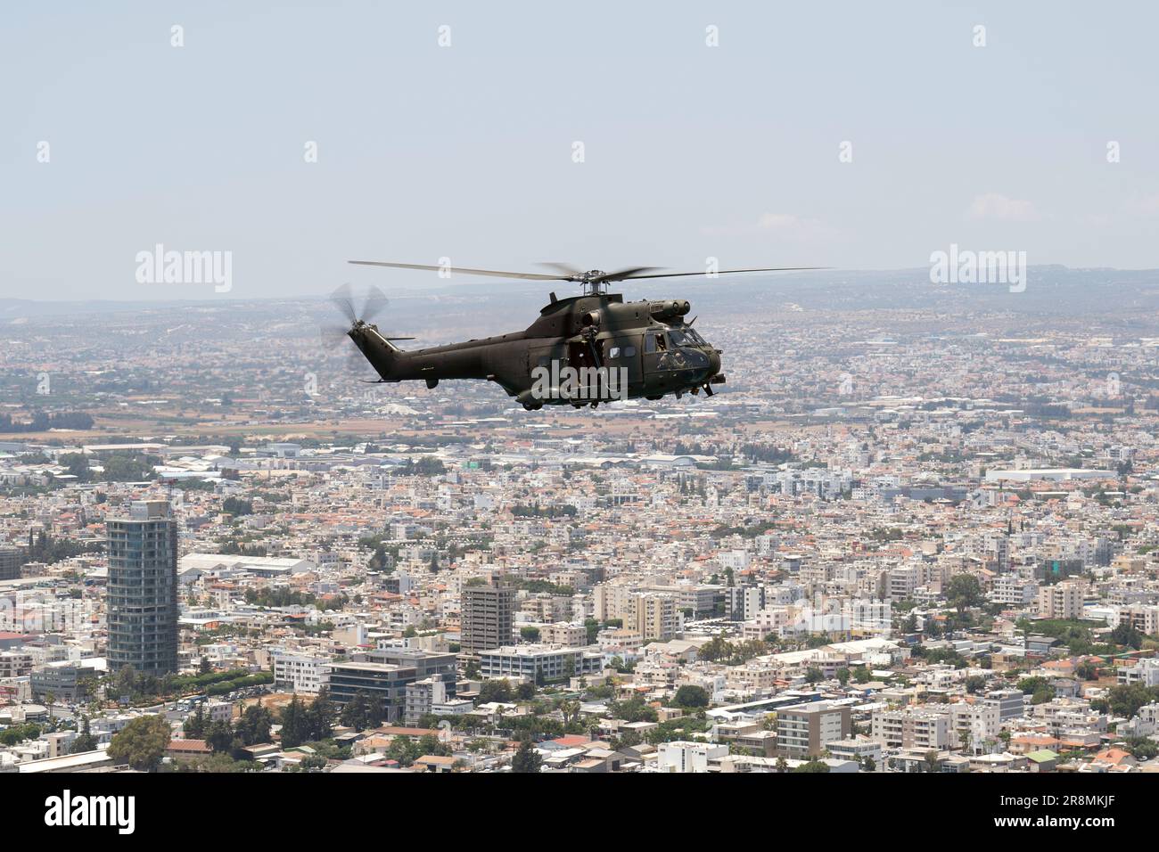 A Puma helicopter from 84 Squadron based at RAF Akrotiri in Cyprus ...