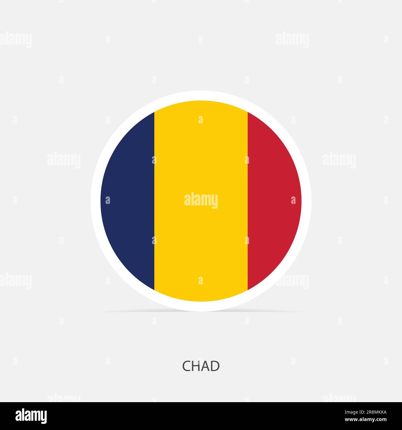 Chad icon Stock Vector Images - Alamy