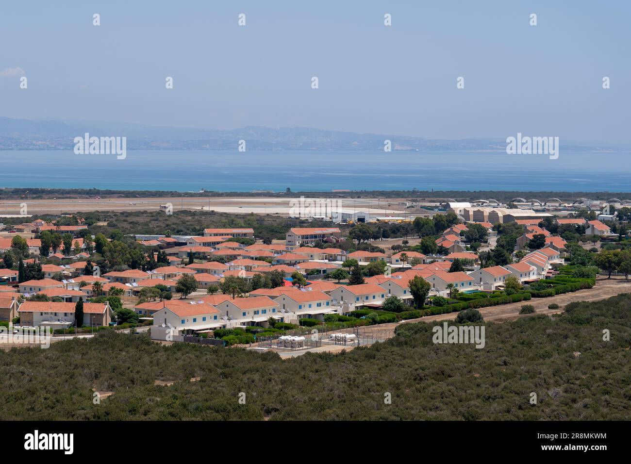 General view of RAF Akrotiri in Cyprus which is home to over 1,500 ...