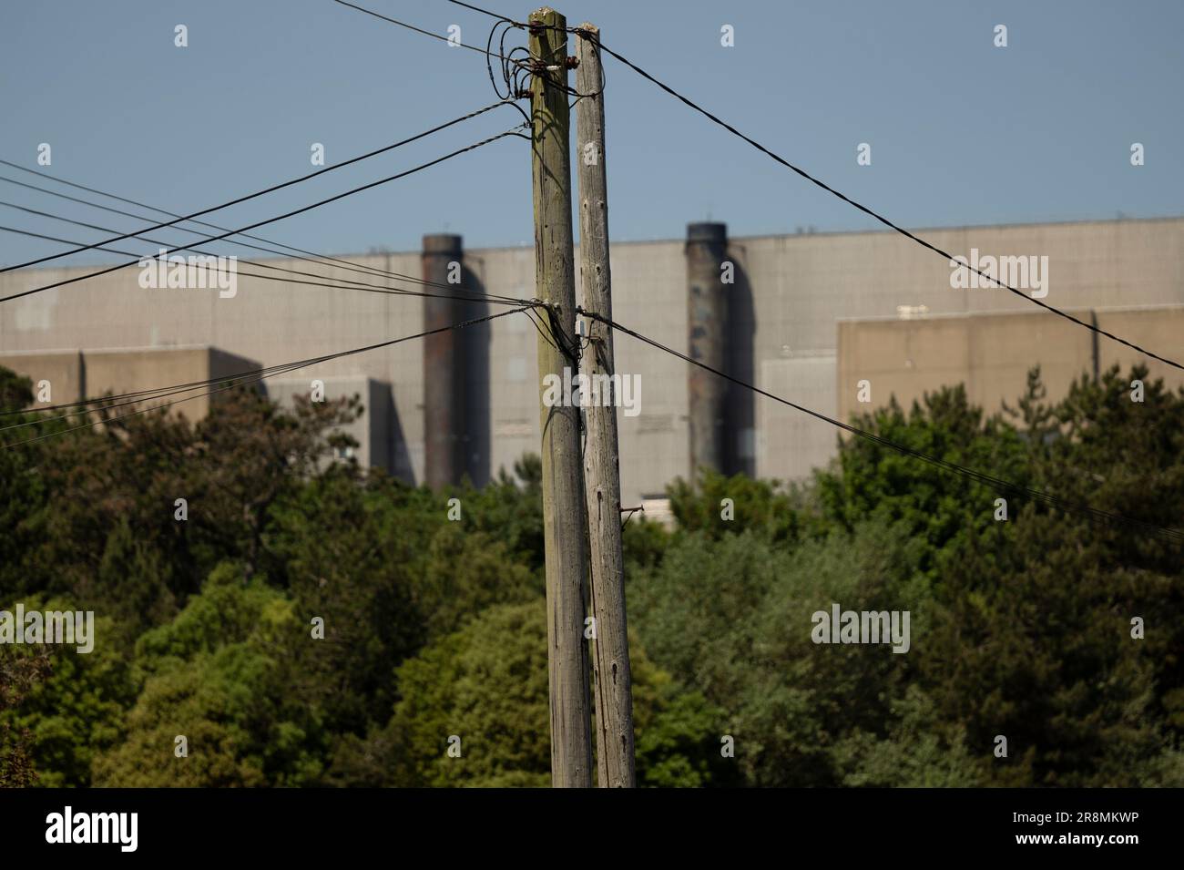 Sizewell A (decommissioned) nuclear power station Suffolk England Stock ...